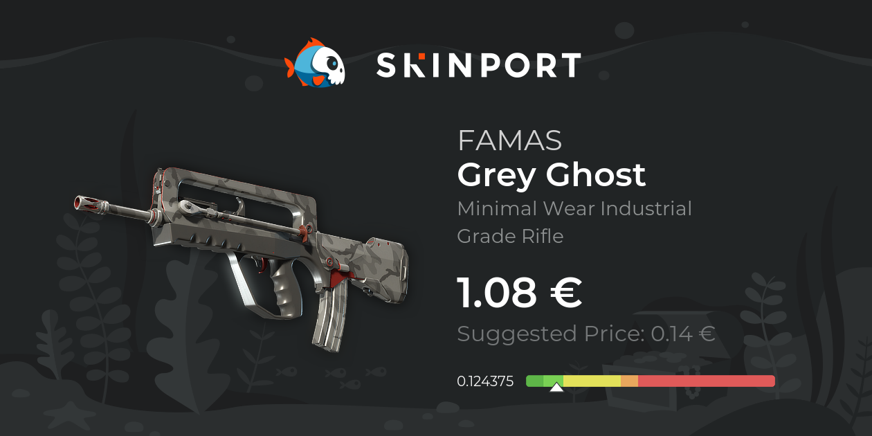 FAMAS | Grey Ghost (Minimal Wear) - Counter-Strike 2 - Skinport