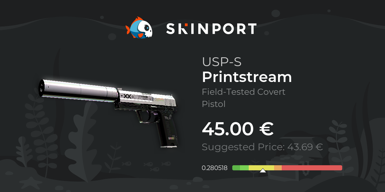 USP-S | Printstream (Field-Tested) - Counter-Strike 2 - Skinport