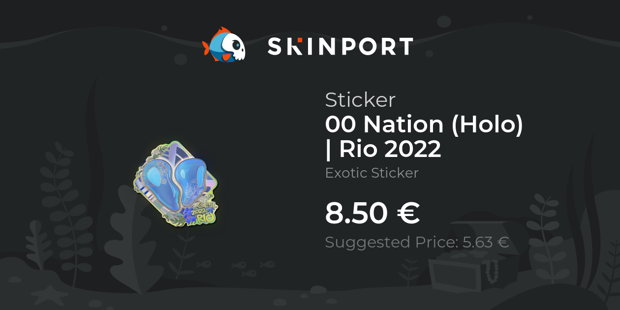 Sticker | 00 Nation (Holo) | Rio 2022 - Counter-Strike 2 - Skinport