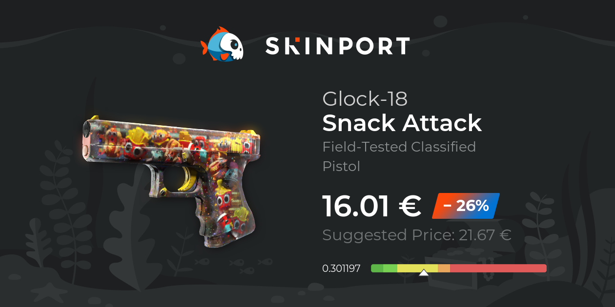 Glock-18 | Snack Attack (Field-Tested) - Counter-Strike 2 - Skinport