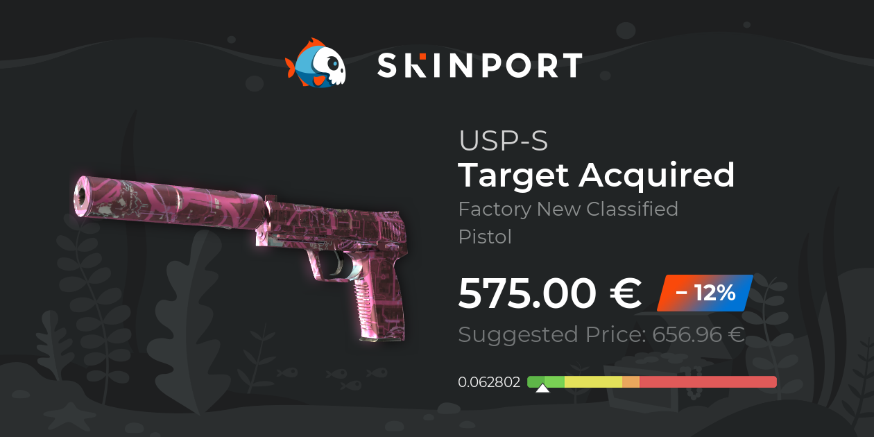 USP-S | Target Acquired (Factory New) - Counter-Strike 2 - Skinport