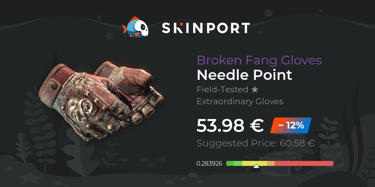 Broken Fang Gloves | Needle Point (Field-Tested) - Counter-Strike 2 ...