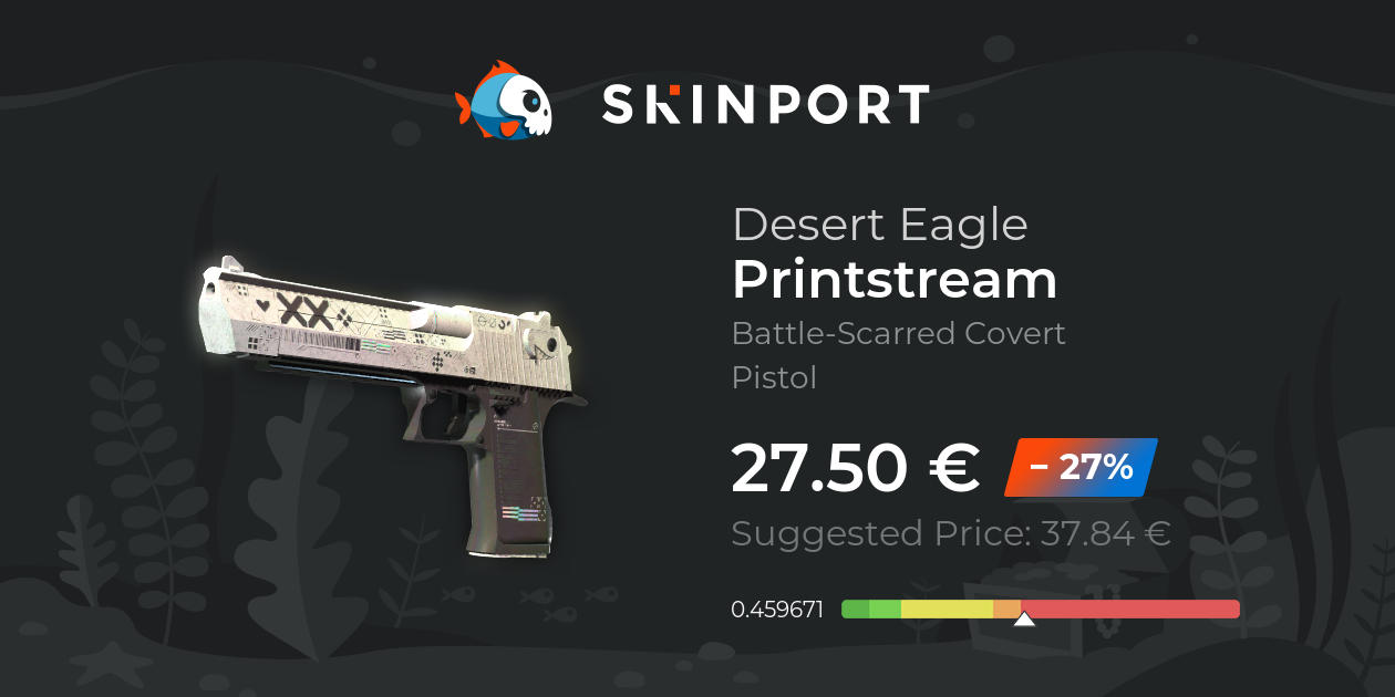 Desert Eagle | Printstream (Battle-Scarred) - Counter-Strike 2 - Skinport