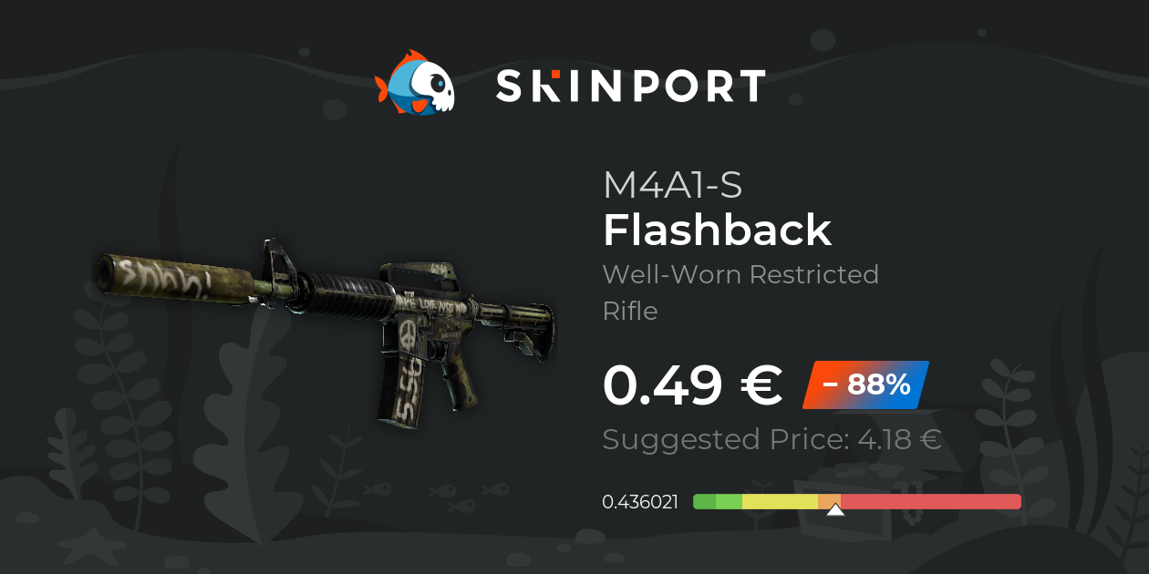 M4A1-S | Flashback (Well-Worn) - CS:GO - Skinport