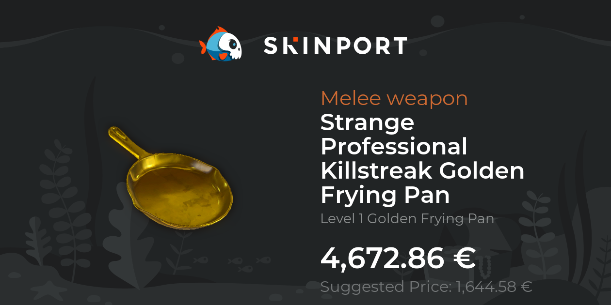Strange Professional Killstreak Golden Frying Pan - Team Fortress 2 ...
