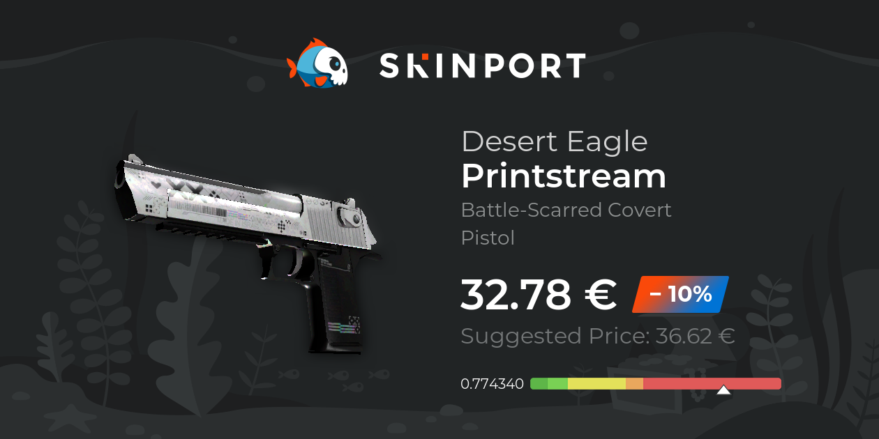 Desert Eagle | Printstream (Kampfspuren) - CS2 - Skinport