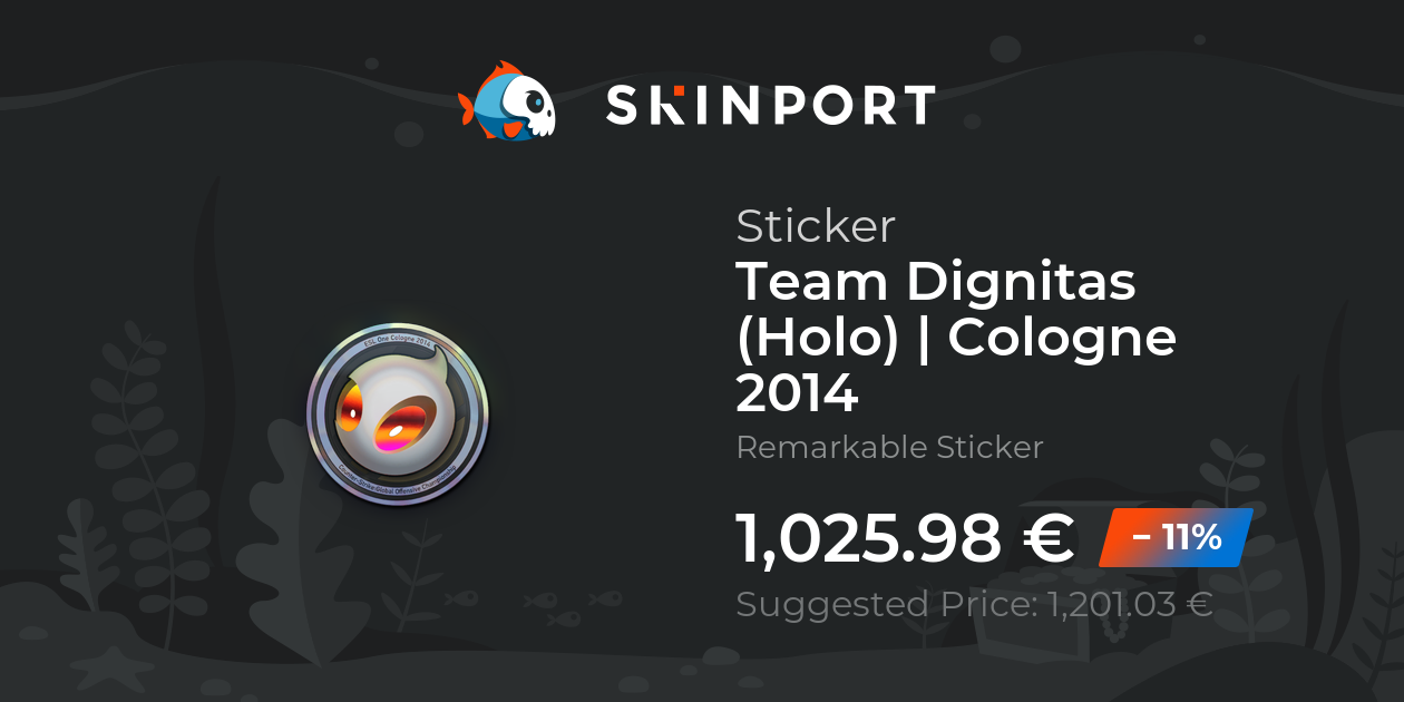 Sticker | Team Dignitas (Holo) | Cologne 2014 - CS:GO - Skinport