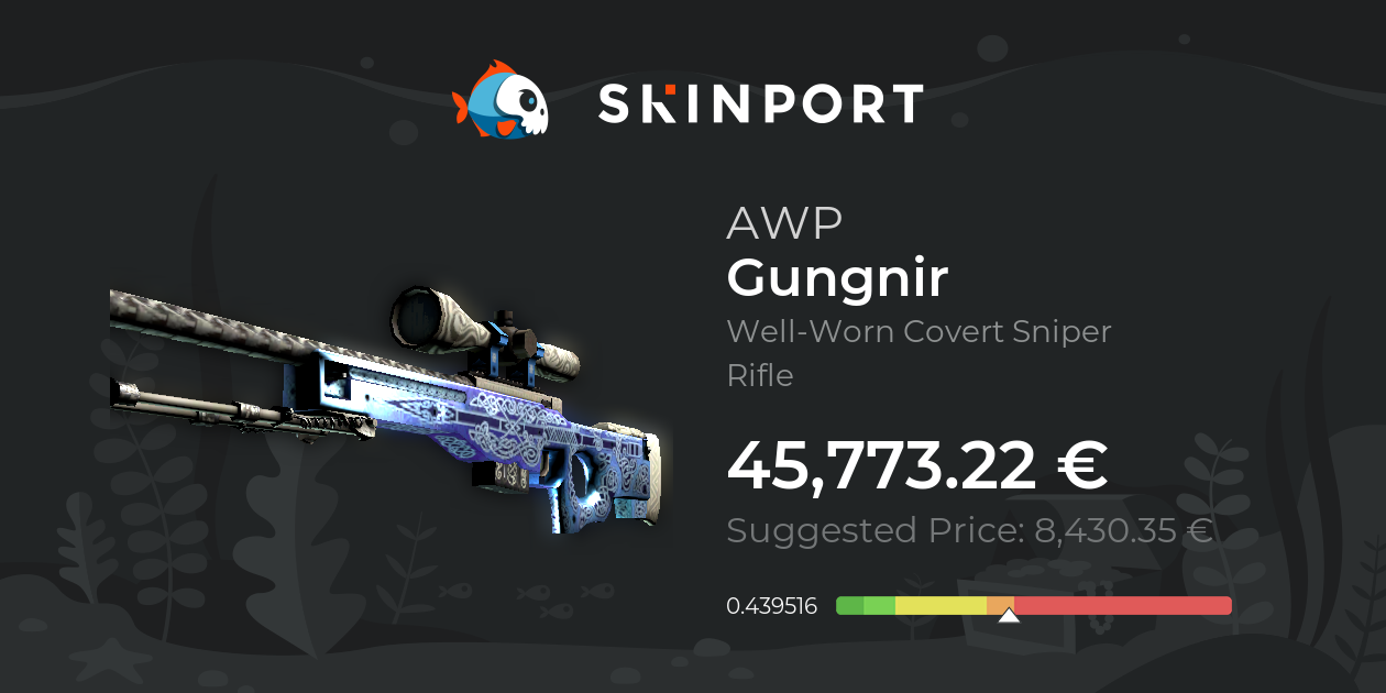 AWP | Gungnir (Well-Worn) - Counter-Strike 2 - Skinport
