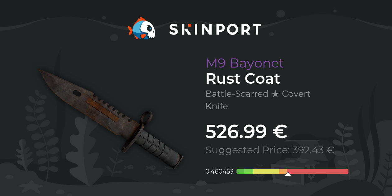 M9 Bayonet | Rust Coat (Battle-Scarred) - Counter-Strike 2 - Skinport