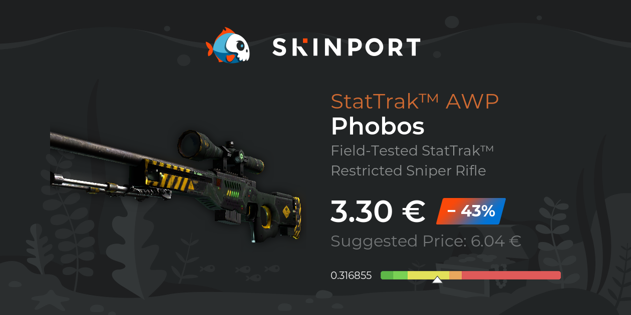 StatTrak™ AWP | Phobos (Field-Tested) - CS:GO - Skinport