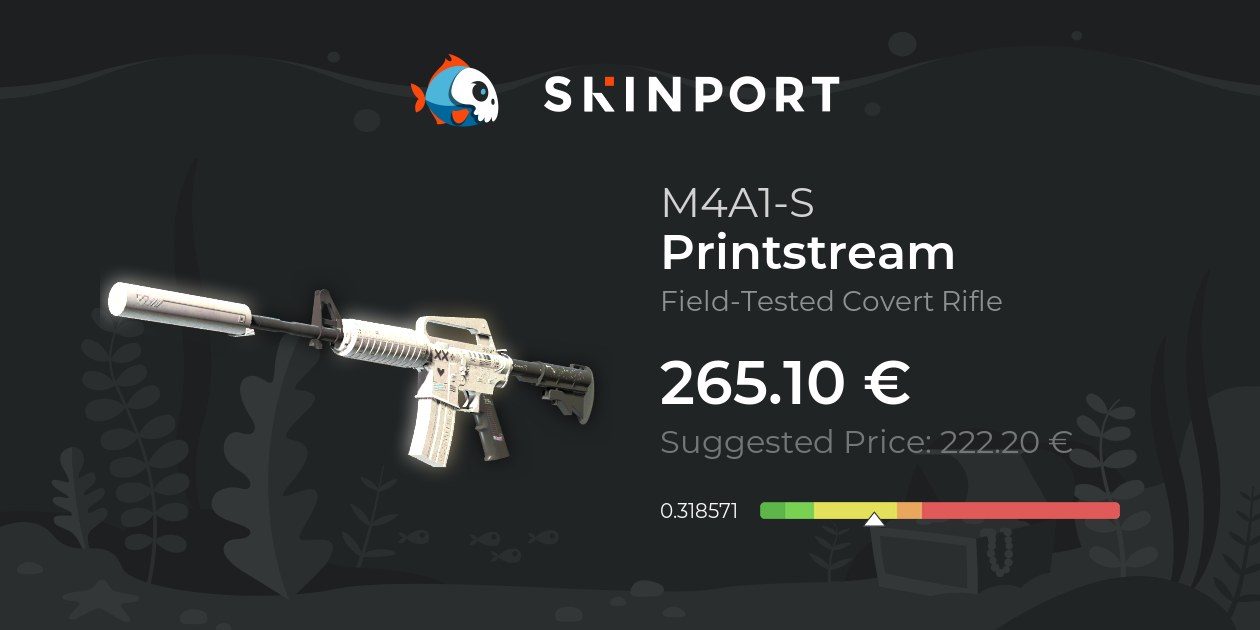 M4A1-S | Printstream (Field-Tested) - Counter-Strike 2 - Skinport