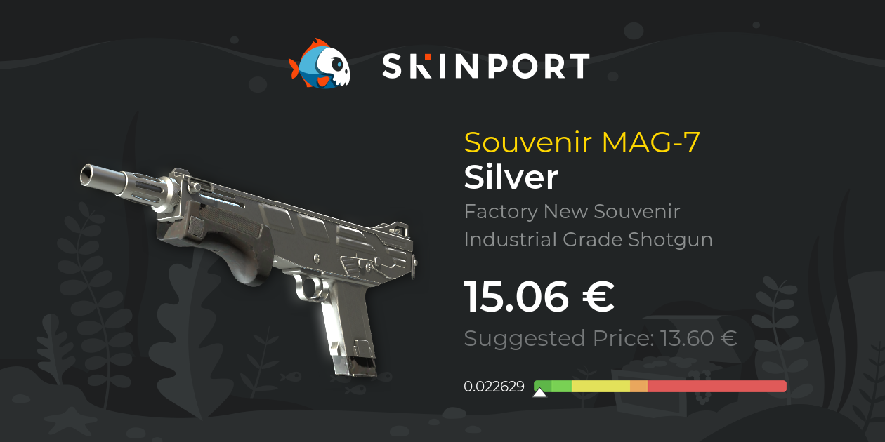Souvenir MAG-7 | Silver (Factory New) - Counter-Strike 2 - Skinport
