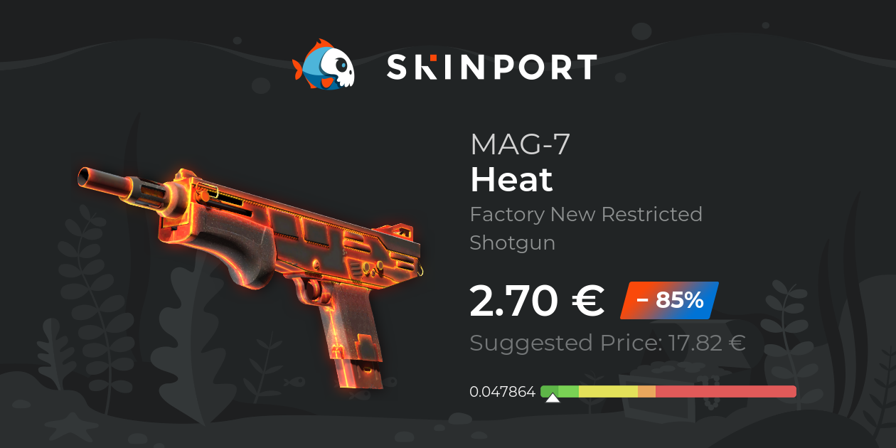 MAG-7 | Heat (Factory New) - Counter-Strike 2 - Skinport