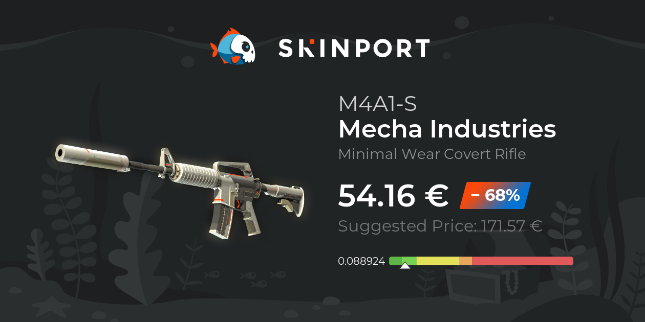 M4A1-S | Mecha Industries (Minimal Wear) - Counter-Strike 2 - Skinport