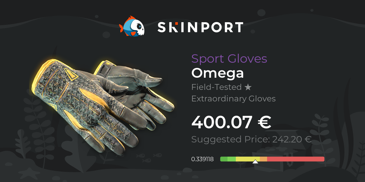 Sport Gloves | Omega (Field-Tested) - Counter-Strike 2 - Skinport