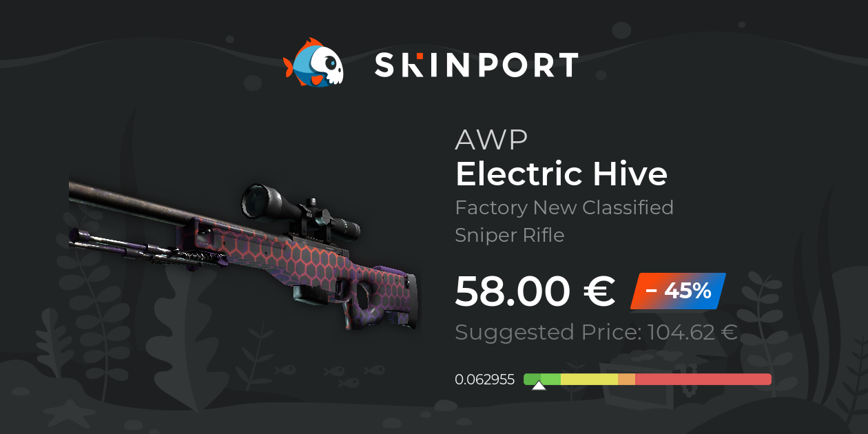 AWP | Electric Hive (Factory New) - CS2 - Skinport
