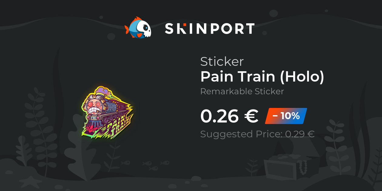 Sticker | Pain Train (Holo) - Counter-Strike 2 - Skinport