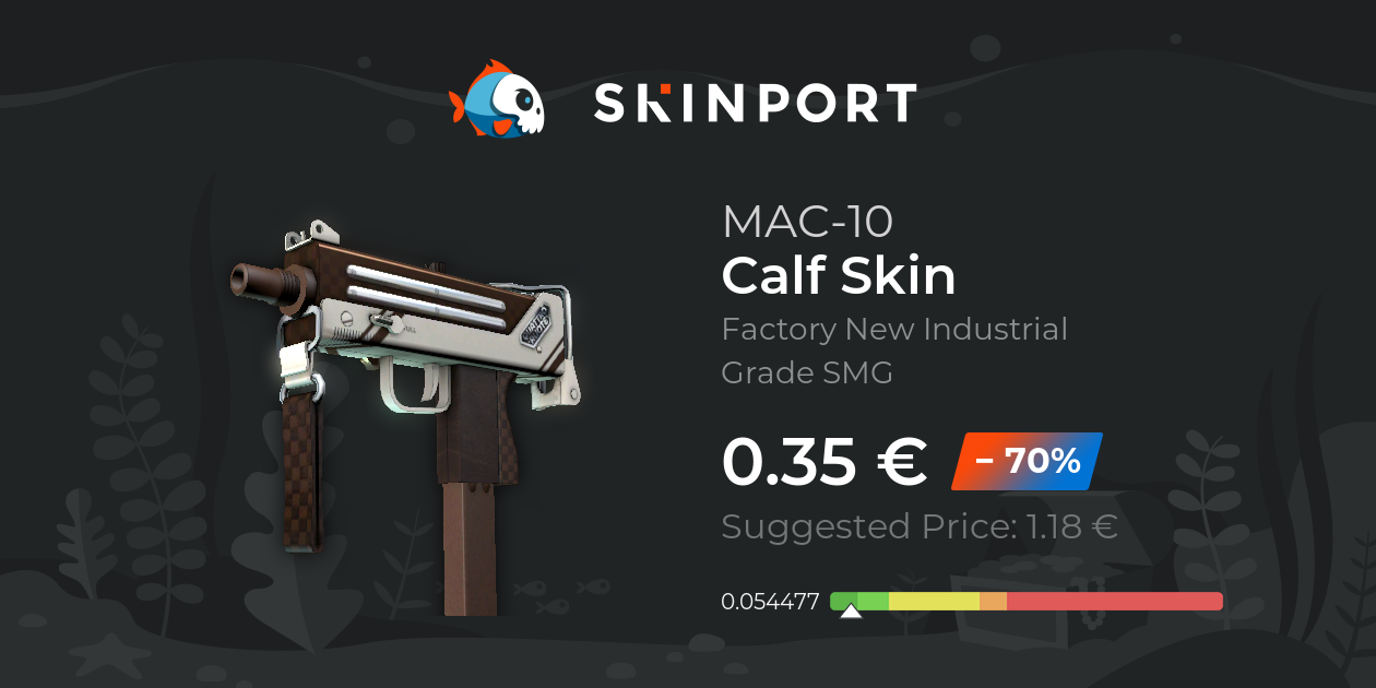 MAC-10 | Calf Skin (Factory New) - Counter-Strike 2 - Skinport