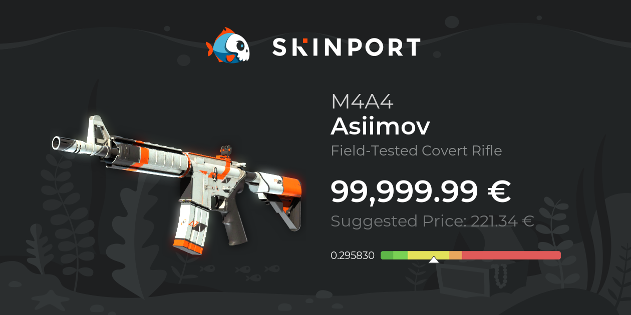 M4A4 | Asiimov (Field-Tested) - Counter-Strike 2 - Skinport