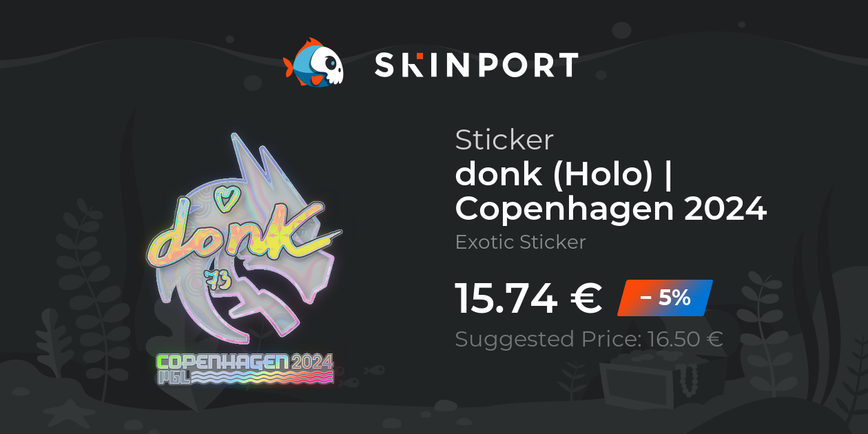 Sticker | donk (Holo) | Copenhagen 2024 - Counter-Strike 2 - Skinport
