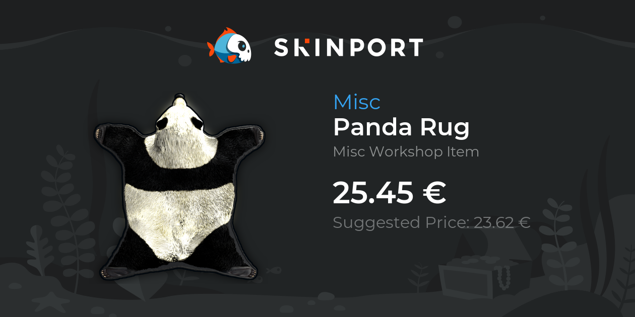 Panda Rug - Rust - Skinport