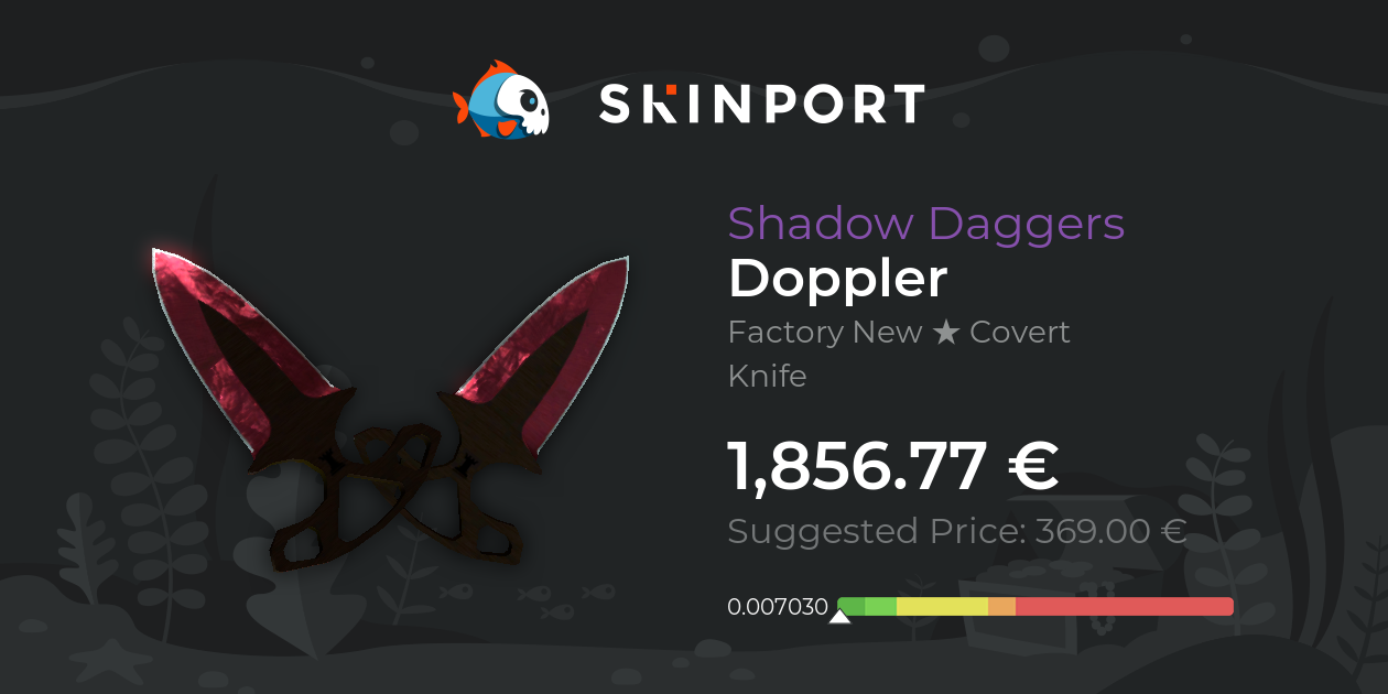 Shadow Daggers | Doppler (Factory New) - CS:GO - Skinport