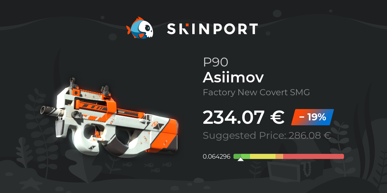 P90 | Asiimov (Factory New) - Counter-Strike 2 - Skinport