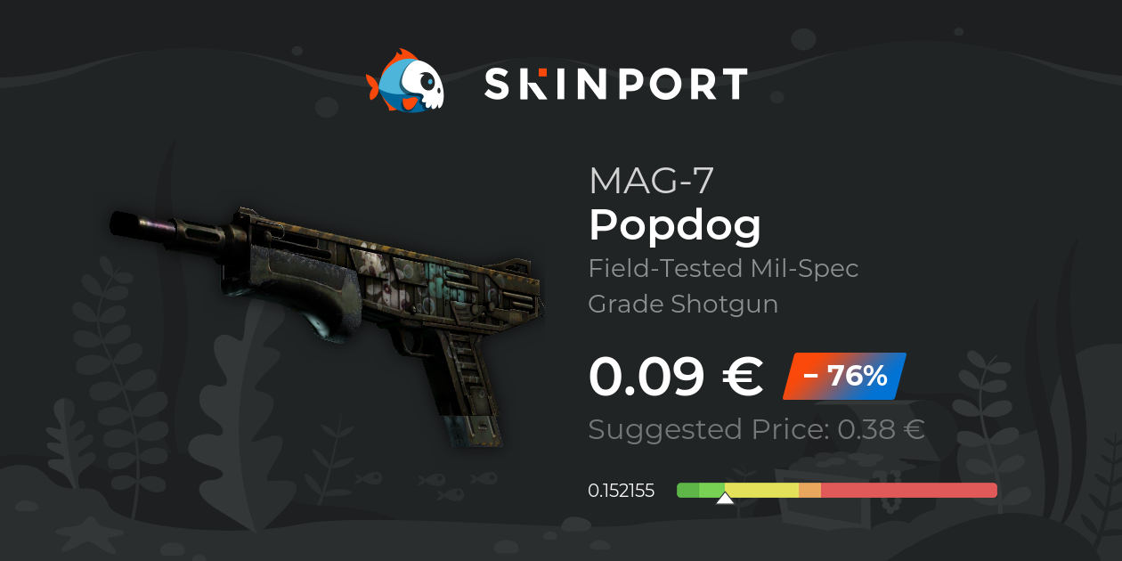 MAG-7 | Popdog (Field-Tested) - CS2 - Skinport