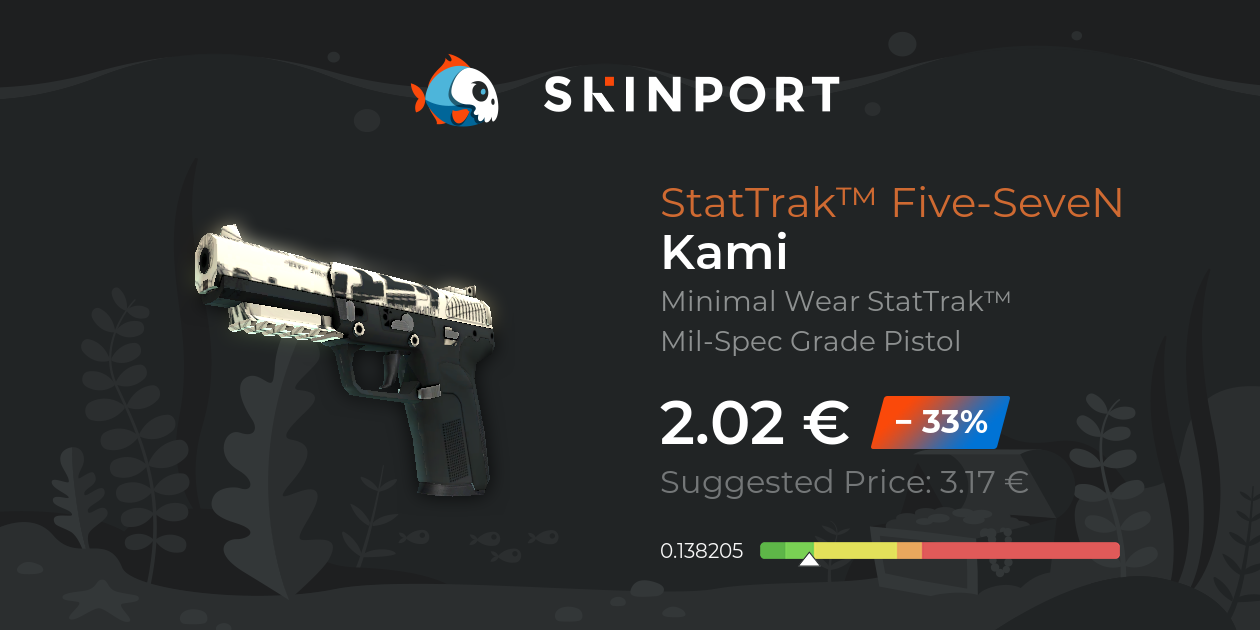 StatTrak™ Five-SeveN | Kami (Minimal Wear) - CS2 - Skinport