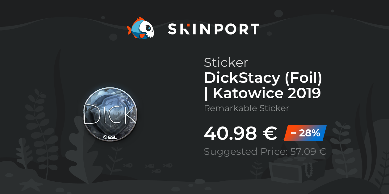 Sticker | DickStacy (Foil) | Katowice 2019 - Counter-Strike 2 - Skinport