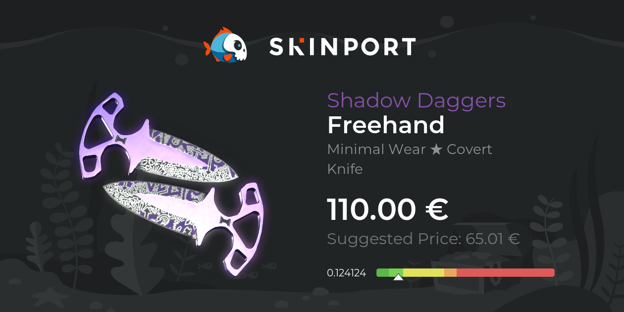 Shadow Daggers | Freehand (Minimal Wear) - Counter-Strike 2 - Skinport