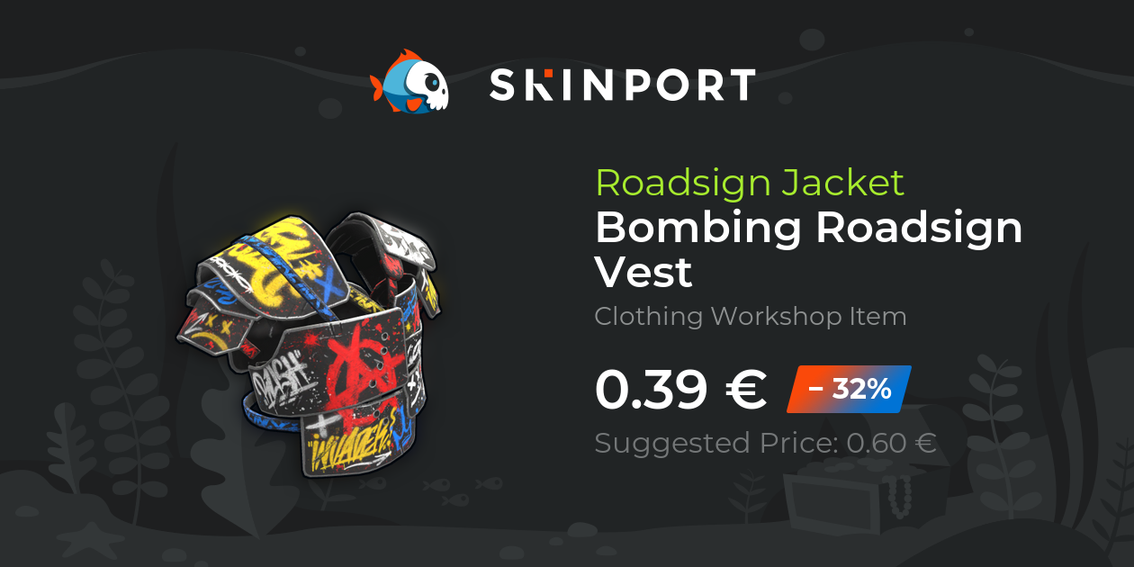 Bombing Roadsign Vest - Rust - Skinport