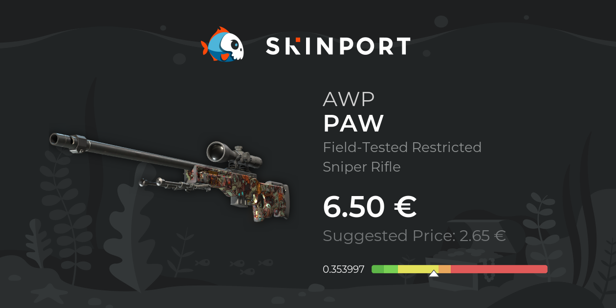 AWP | PAW (Field-Tested) - Counter-Strike 2 - Skinport