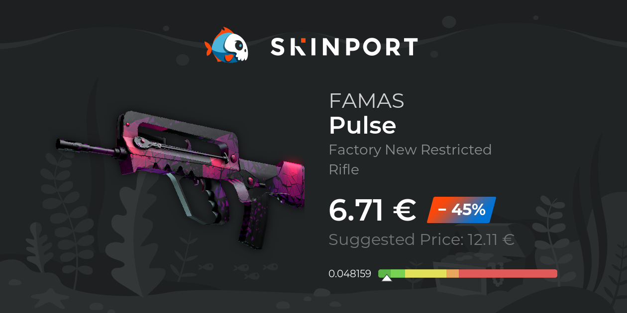 FAMAS | Pulse (Factory New) - Counter-Strike 2 - Skinport
