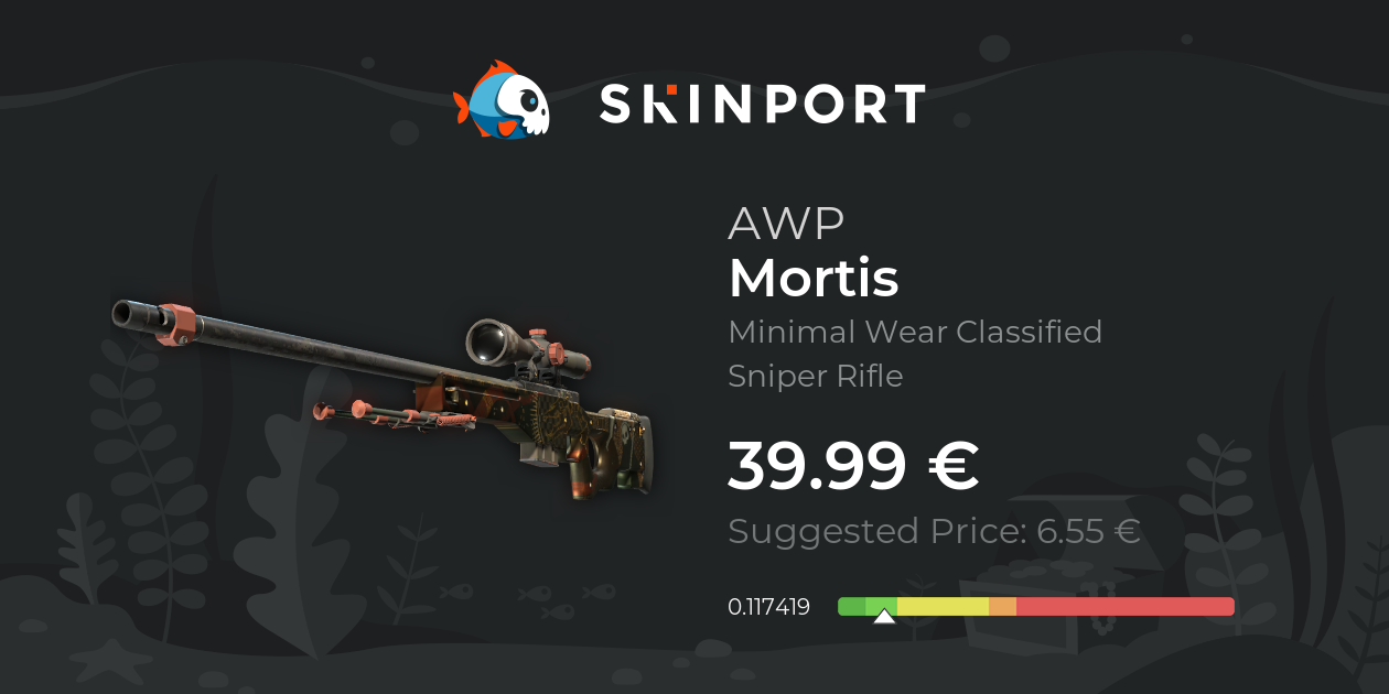 AWP | Mortis (Minimal Wear) - Counter-Strike 2 - Skinport