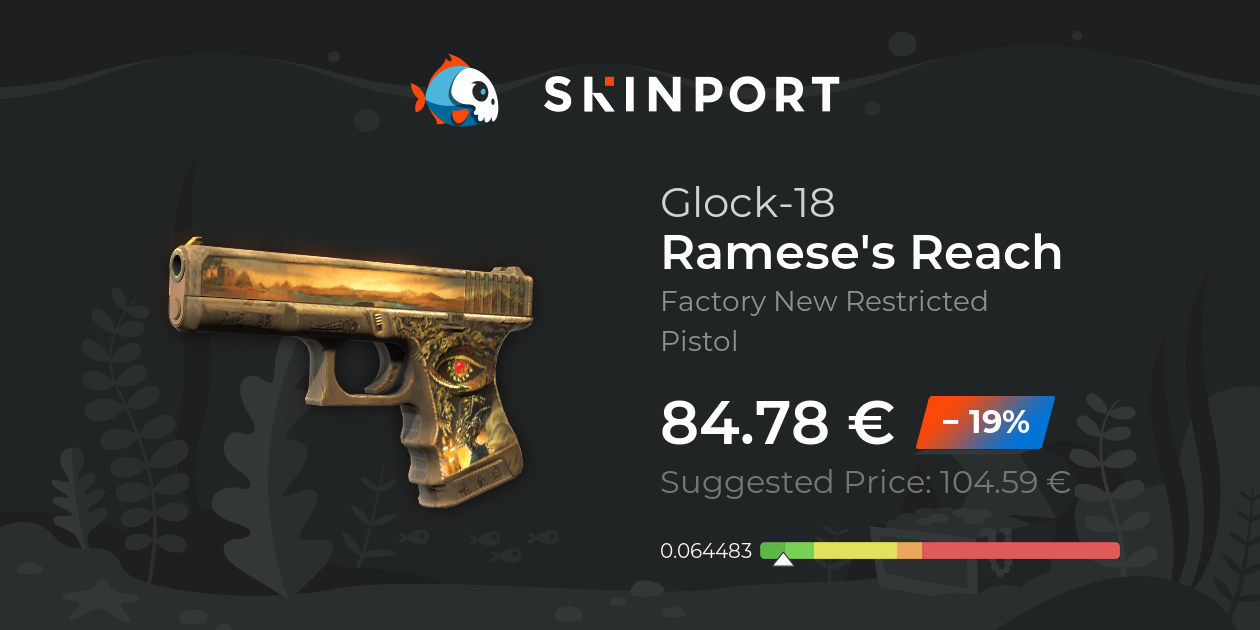 格洛克 18 型 | Ramese's Reach (崭新出厂) - Counter-Strike 2 - Skinport