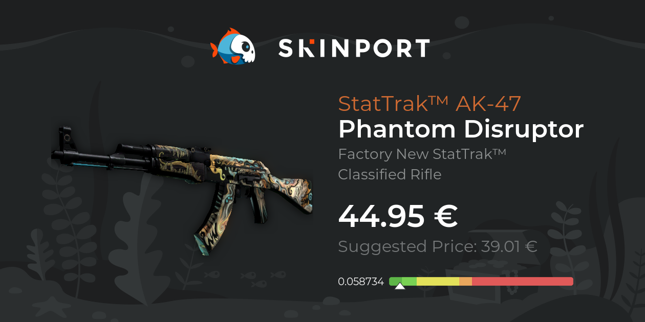 StatTrak™ AK-47 | Phantom Disruptor (Factory New) - CS2 - Skinport