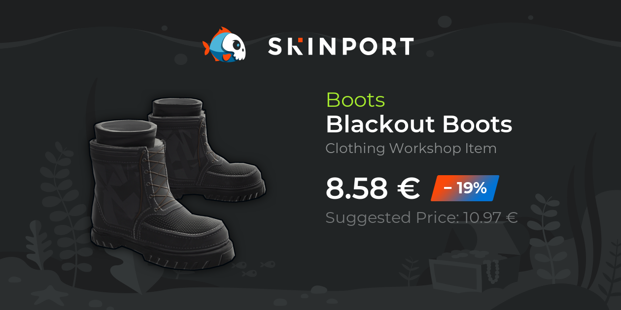 Blackout Boots - Rust - Skinport
