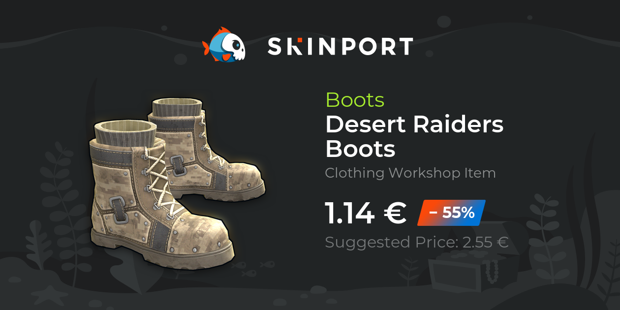 Desert Raiders Boots - Rust - Skinport
