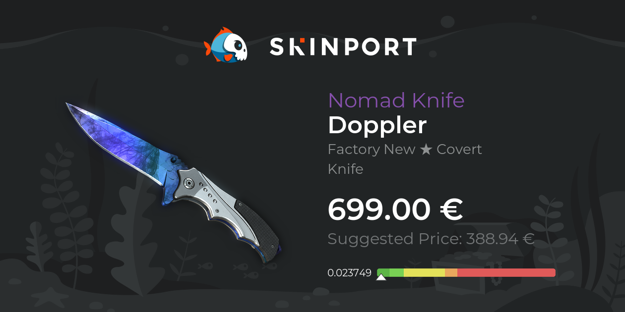 Nomad Knife | Doppler (Factory New) - Counter-Strike 2 - Skinport