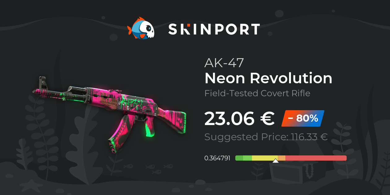AK-47 | Neon Revolution (Field-Tested) - Counter-Strike 2 - Skinport