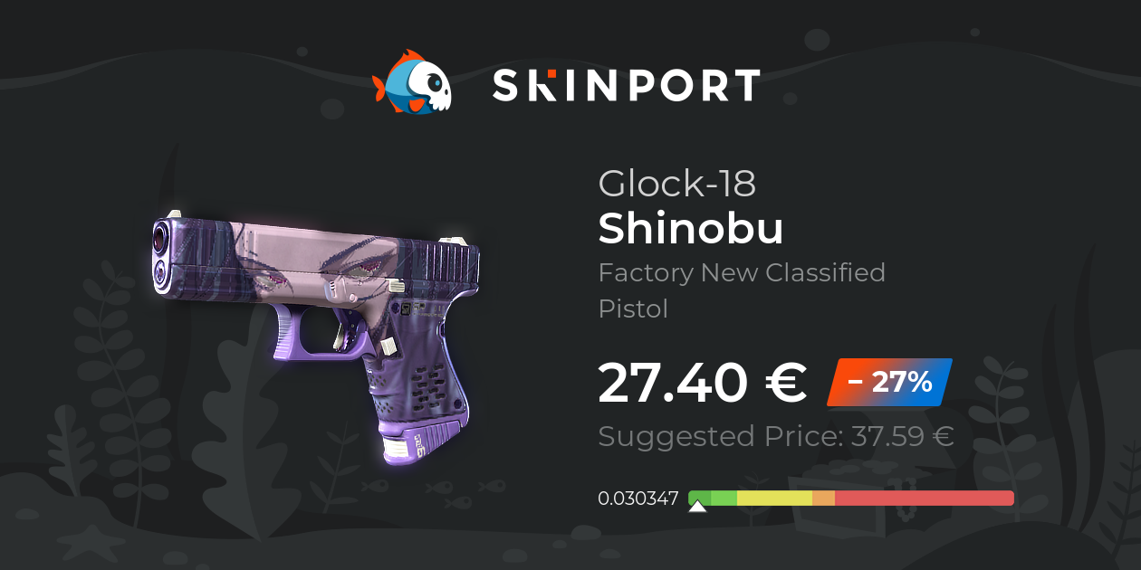 Glock-18 | Shinobu (Factory New) - Counter-Strike 2 - Skinport