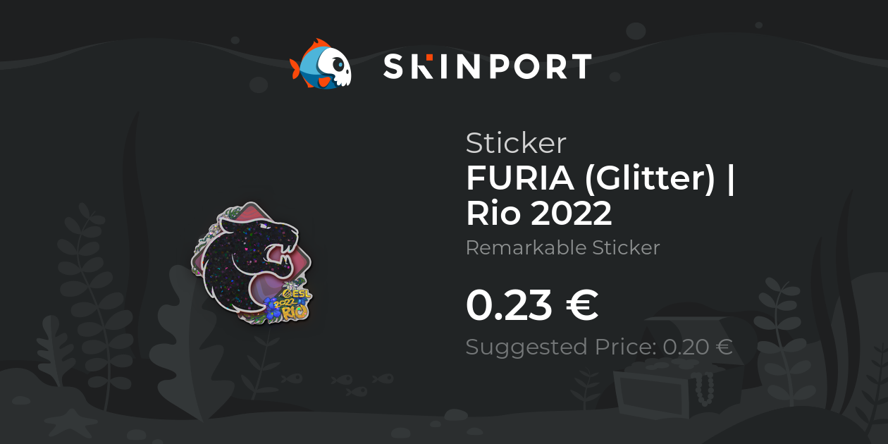 Sticker | FURIA (Glitter) | Rio 2022 - Counter-Strike 2 - Skinport