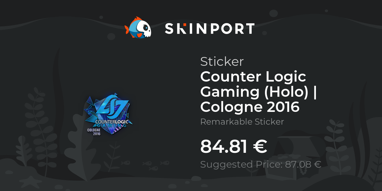 Sticker | Counter Logic Gaming (Holo) | Cologne 2016 - Counter-Strike 2 ...
