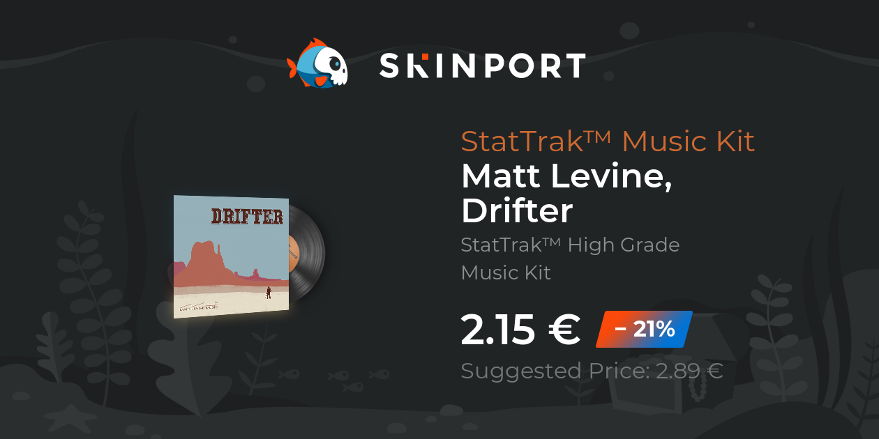 StatTrak™ Music Kit | Matt Levine, Drifter - Counter-Strike 2 - Skinport