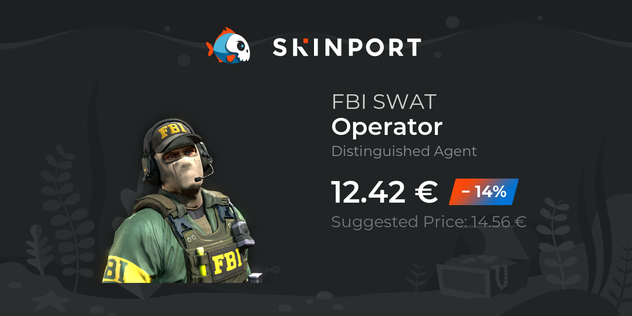 Operator | FBI SWAT - Counter-Strike 2 - Skinport