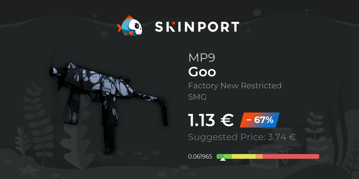 MP9 | Goo (Factory New) - Counter-Strike 2 - Skinport