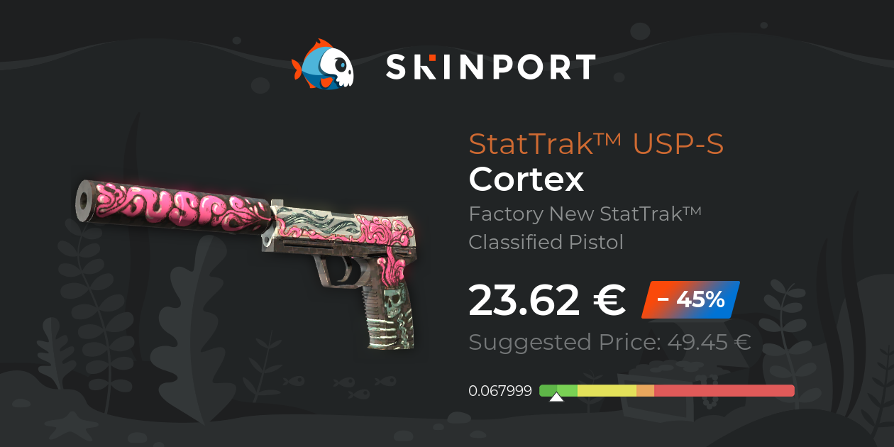 StatTrak™ USP-S | Cortex (Factory New) - Counter-Strike 2 - Skinport
