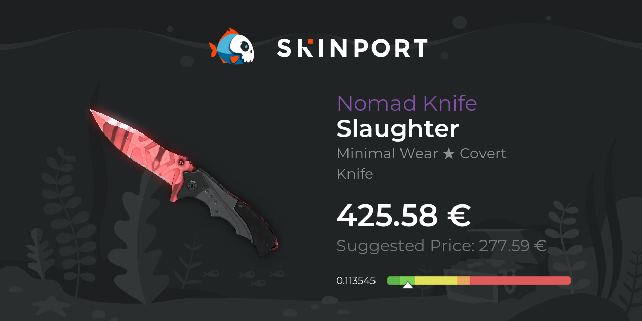 Nomad Knife | Slaughter (Minimal Wear) - CS2 - Skinport
