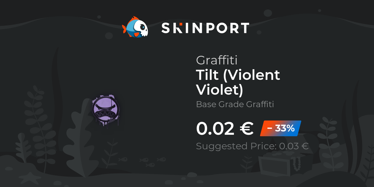 Sealed Graffiti | Tilt (Violent Violet) - Counter-Strike 2 - Skinport